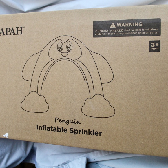 Toys | Inflatable Arch Sprinkler Penguin For Kids Summer Outdoor Fun ...